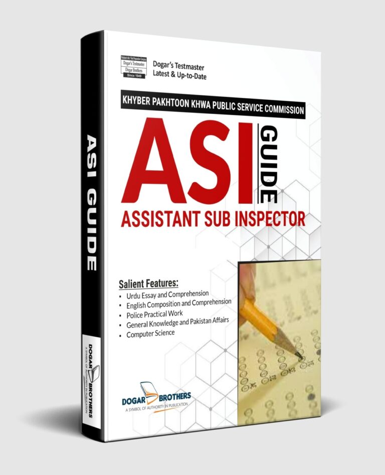 ASI Assistant Sub-Inspector KPPSC Guide - Dogar Brothers