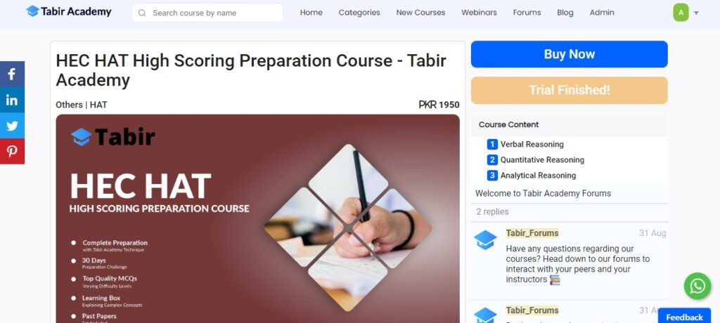 Ultimate Guide for HEC HAT (Online Module) - Dogar Brothers