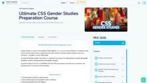 HIGH SCORING CSS GENDER STUDIES 2023 Edition SOLVED PAPERS - Dogar Brothers