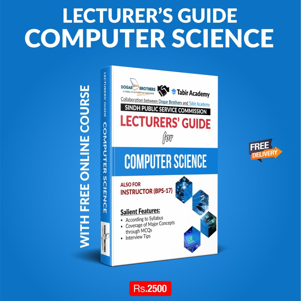 SPSC Lecturer's Guide for Computer Science - Dogar Brothers