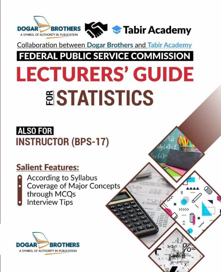 FPSC Lecturer's Guide for Statistics - Dogar Brothers