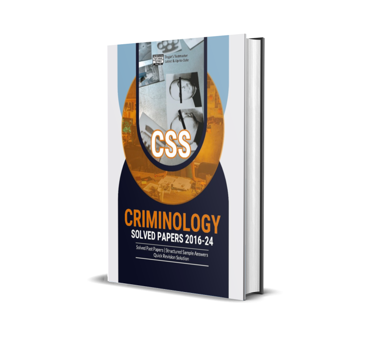 CSS Criminology Solved Papers Guide Package - Dogar Brothers