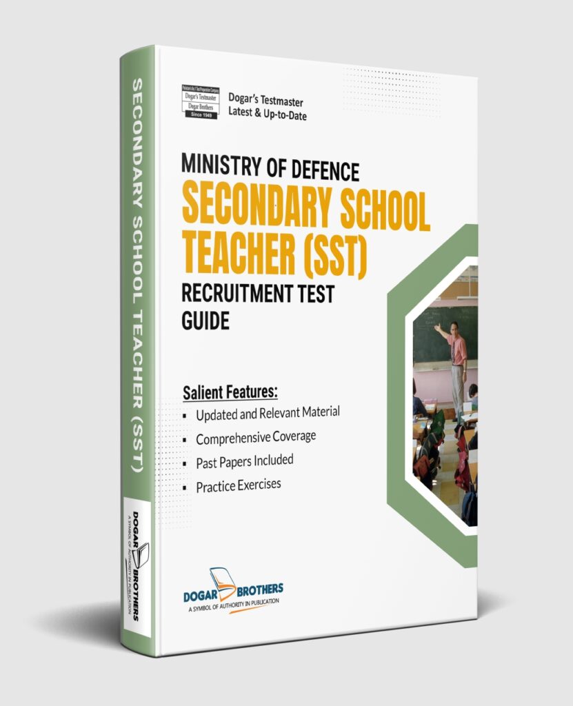 Ministry of Defence Secondary School Teacher (SST) Recruitment Test ...